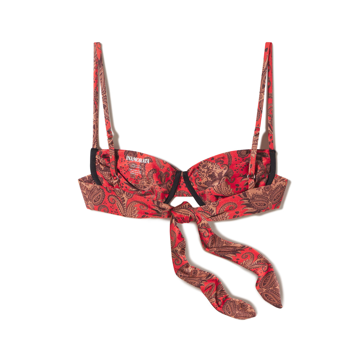 Athena Top | Red Paisley – Inamorata
